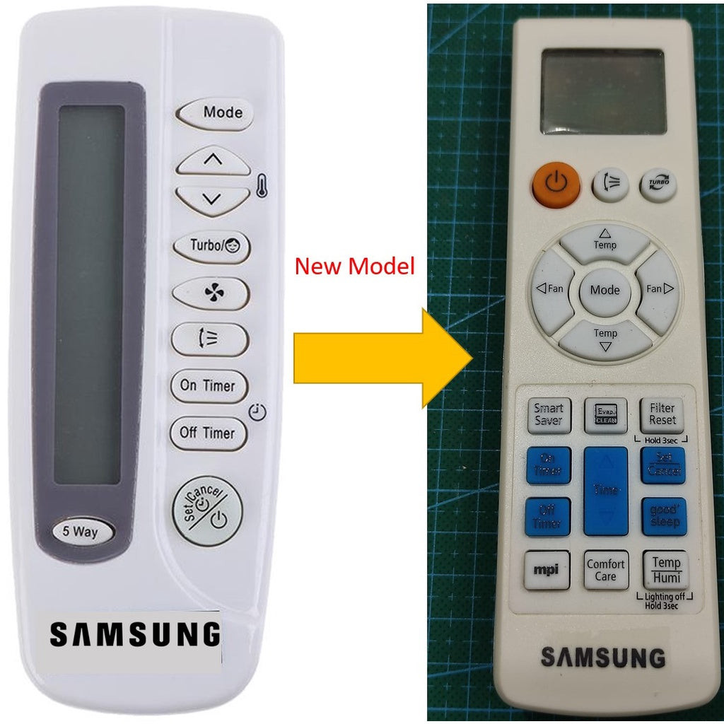 Samsung Aircon Remote Control New Replacement | Shopee Singapore
