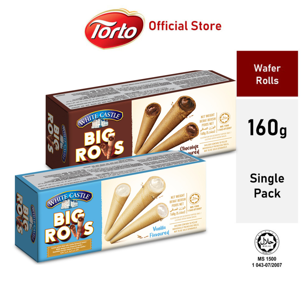160g White Castle Big Rolls (1 Box) | Shopee Singapore