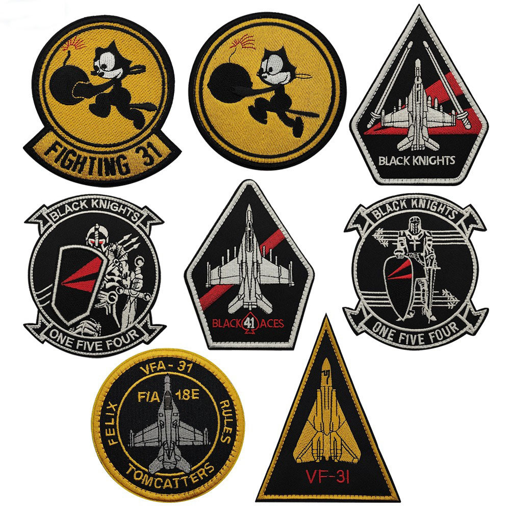 Embroidery VFA-14 TOMCAT PATCH Angkatan Laut Militer TOMCAT US ...