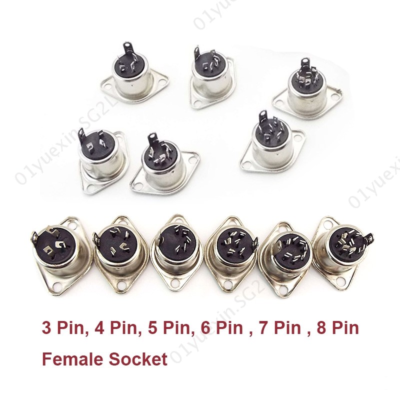 Computer Keyboard Plug 3P 4P 5P 6P 7P 8P DIN S Terminal Connector ...
