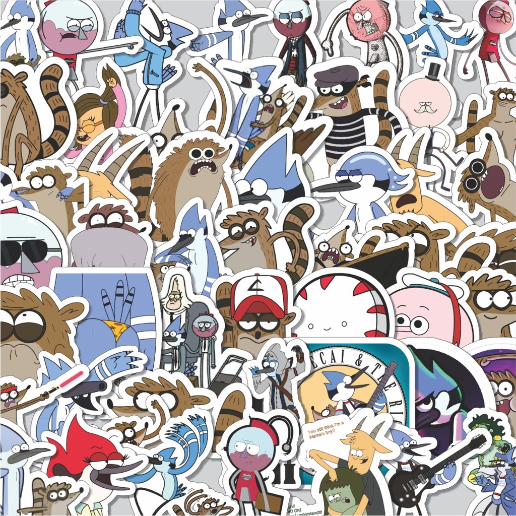Cutting Pack Stickers Cartoon Series Regular Show Stickers 1 Contents ...