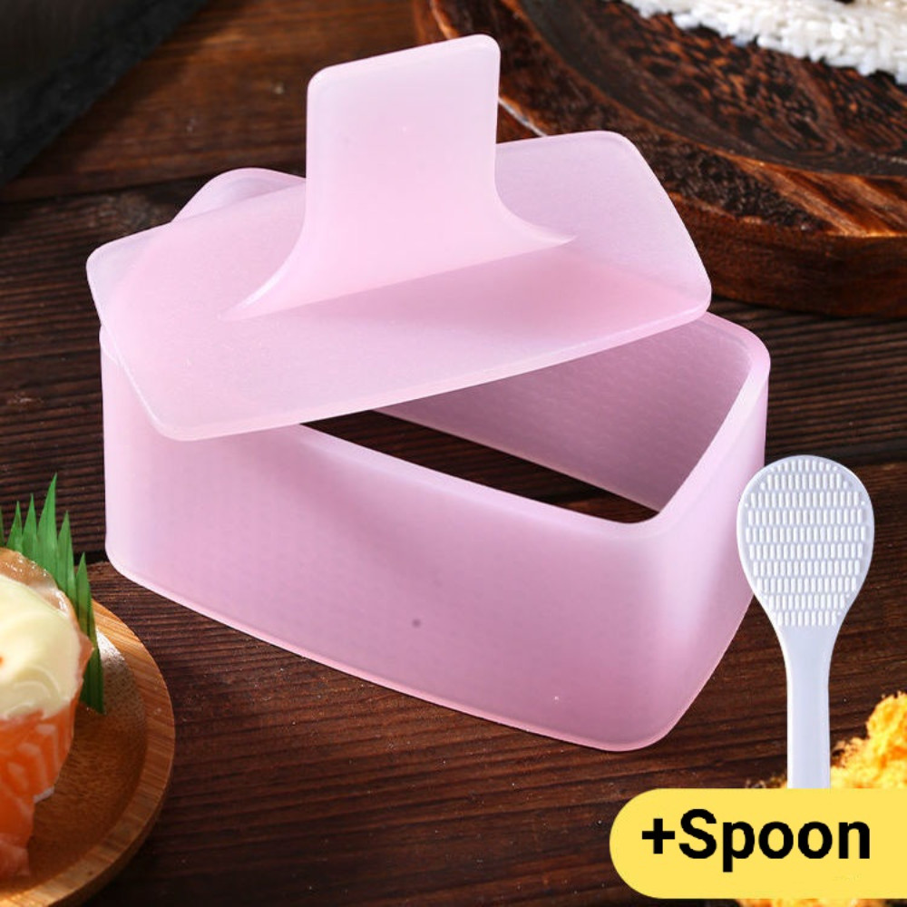 Rice Mould Plastic Musubi Molder Rectangular Layer Mold Box Scoop ...
