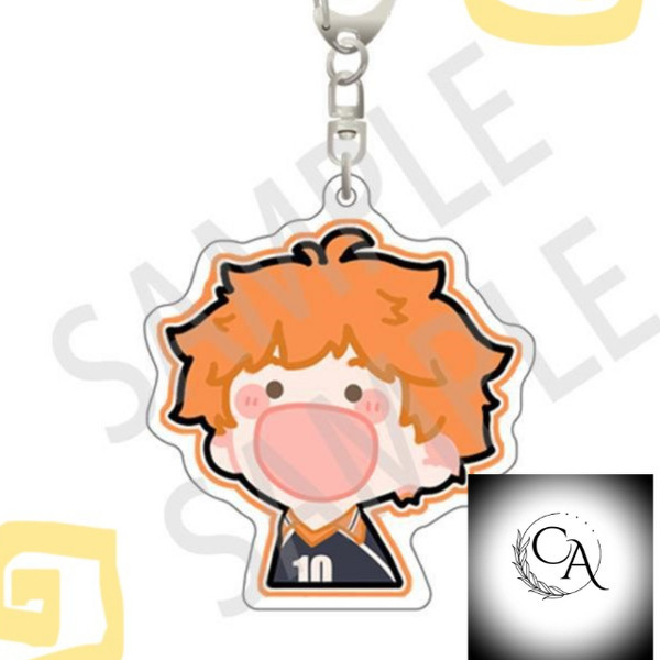 Haikyuu Hinata Shoyo Kageyama Tobio chibi Keychains Hang Backpacks With ...