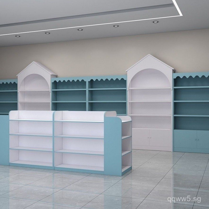 Maternal and Infant Store Shelf Milk Powder Display Cabinet Diapers ...