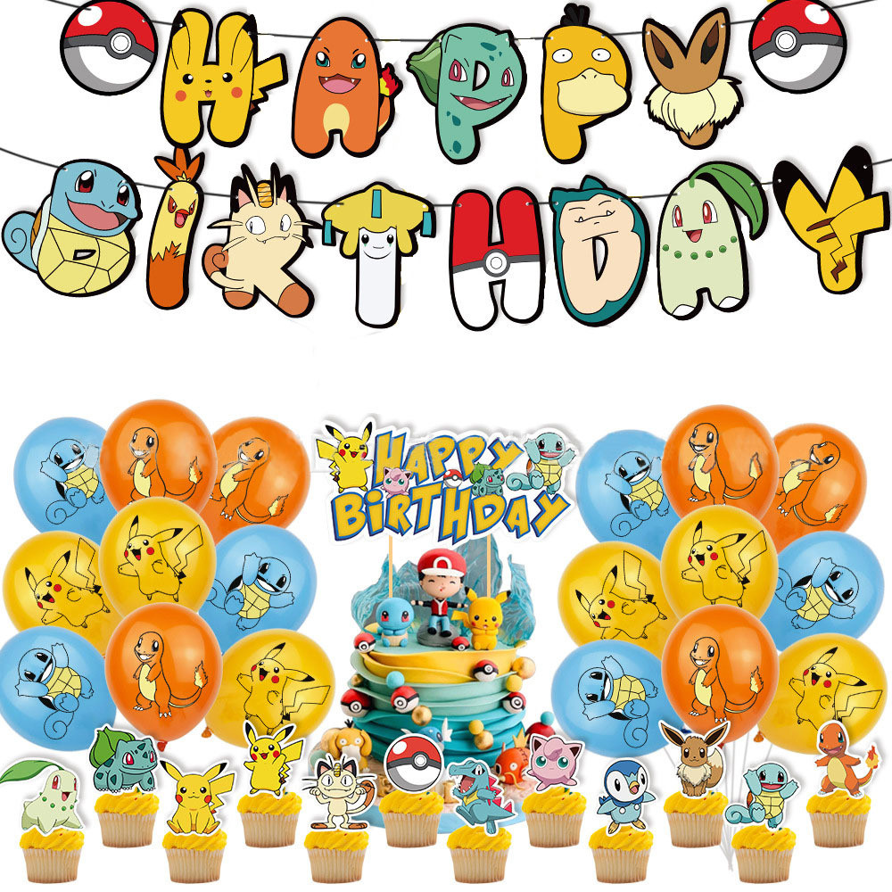 [SG Seller] Pokemon Party Decoration Premium Quality Balloons Pikachu ...