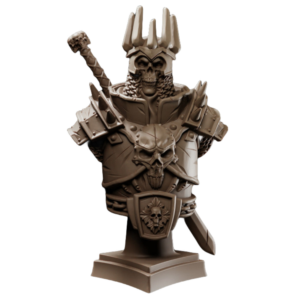 Death Knight Bust Bust God Blood Pen Whitening Model 3d Printing Model ...