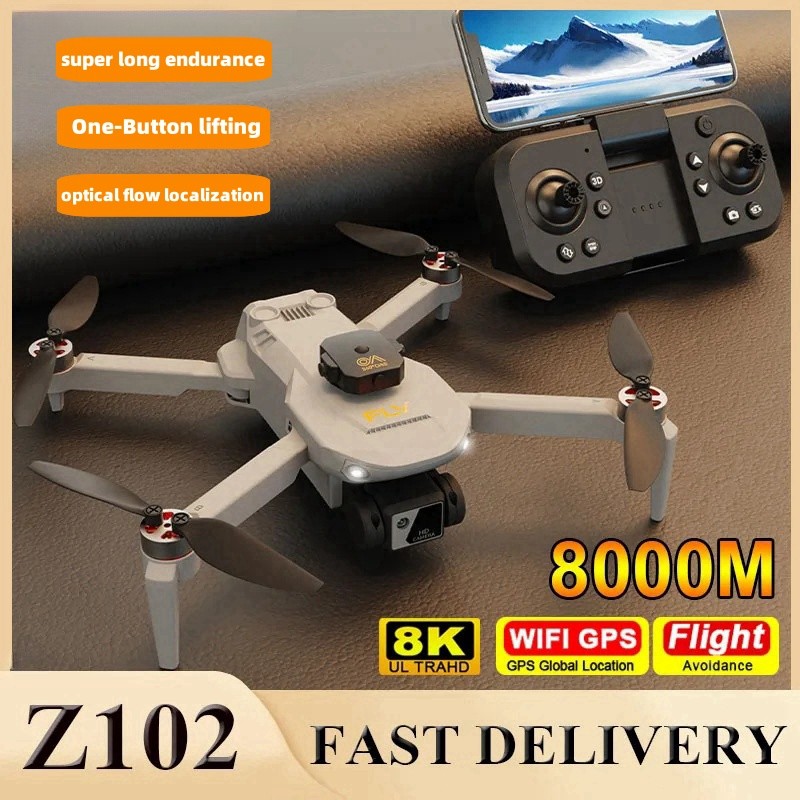 New Z102 Drone 8K 360° Laser Obstacle Avoidance AI Super Night Video 3 ...