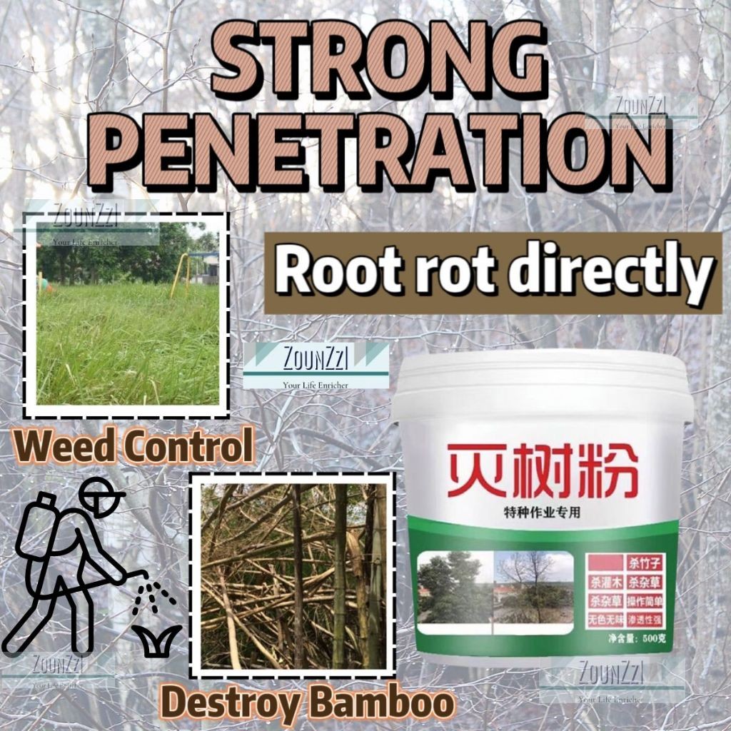 Destroy Tree Powder 500g Weed Killer Control Strong Penetration ...
