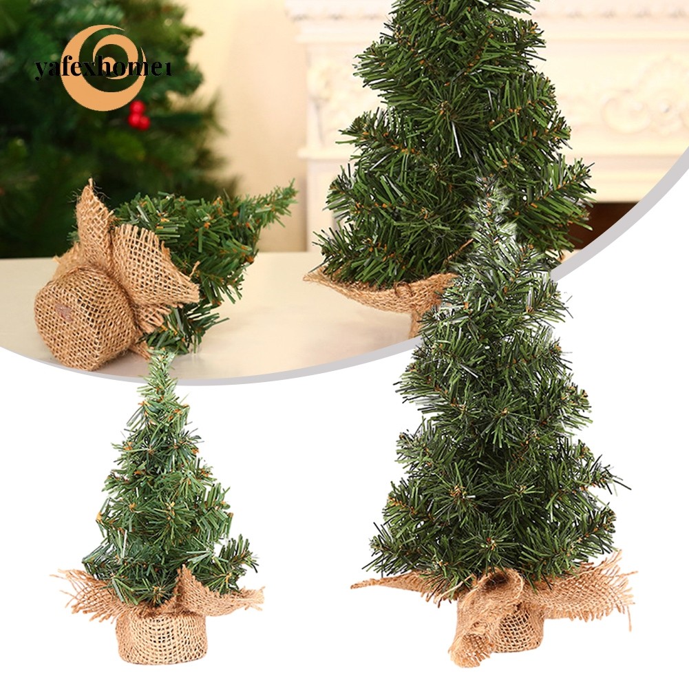Mini Table Top Christmas Tree Small Desk Xmas Tree Party Ornament ...