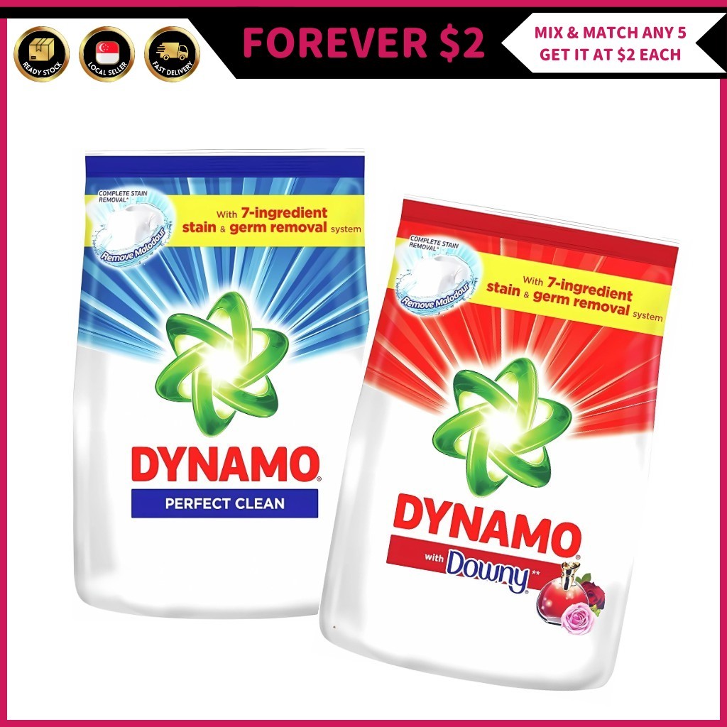 (FOREVER $2) Dynamo Laundry Detergent Powder Perfect Clean Downy Grade ...