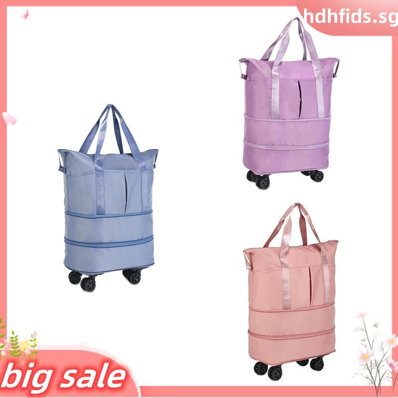 Rolling Duffle Bag with Wheels,Expandable Foldable Duffel Bag with ...