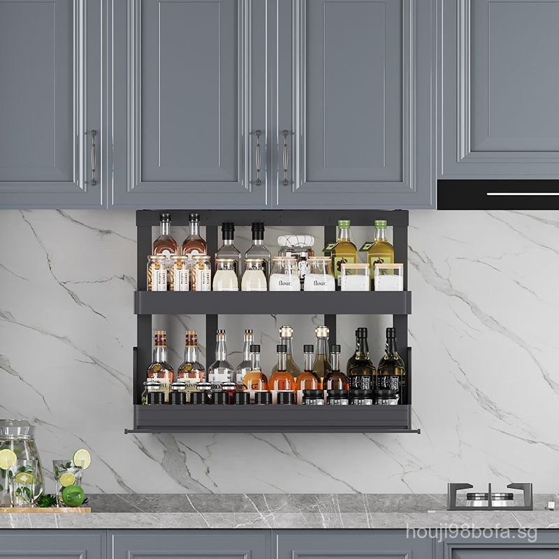 Pull-down Electric Touch Voice Control Kitchen Cabinet Storage ...