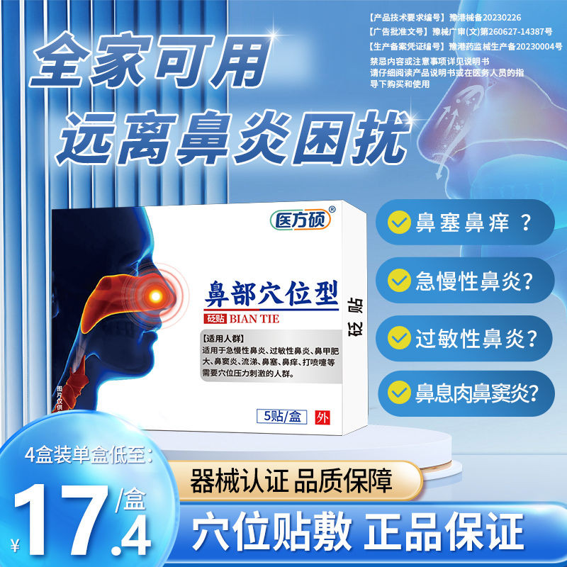 Nasal Inflammation Patch Nasal Inflammation Fat Big Children Adult ...