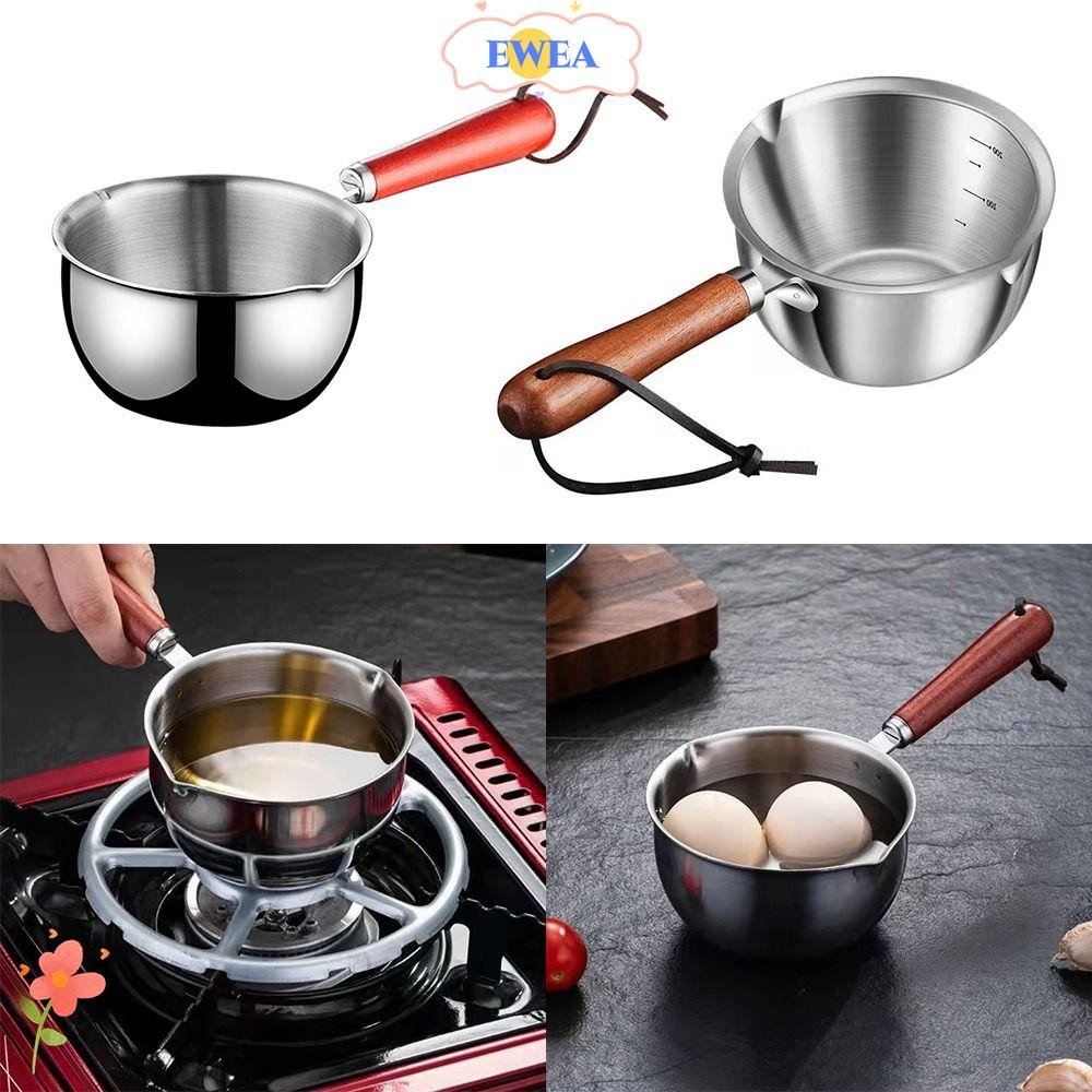 EWEA Mini Sauce Pan Multifunction Gravy Stainless Steel Frying Cooking ...