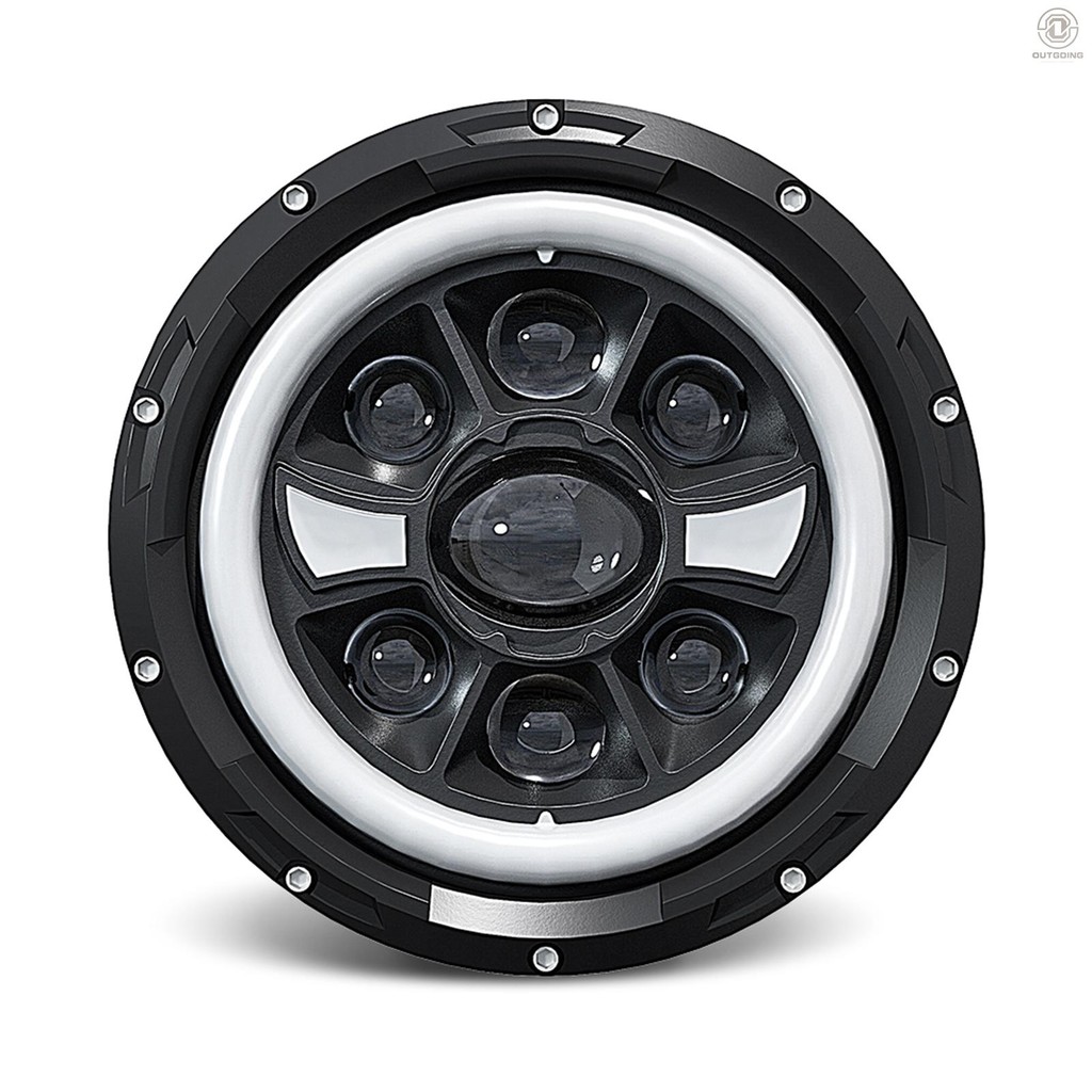 7 Inch LED Headlight Round Headlight with Hi/Lo Beam, DRL and Amber ...