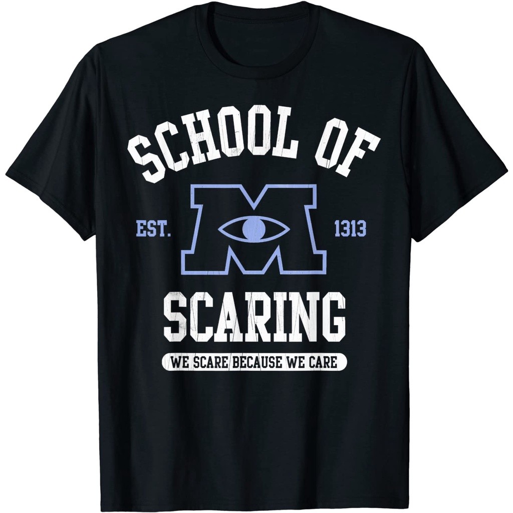 Disney Pixar Monsters Inc School Of Scaring T-Shirt Soft Thick Premium ...