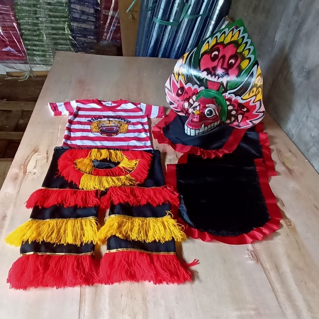 Reog T-shirt and Barongan Pants Set Ready to Wear full embong | Reog ...