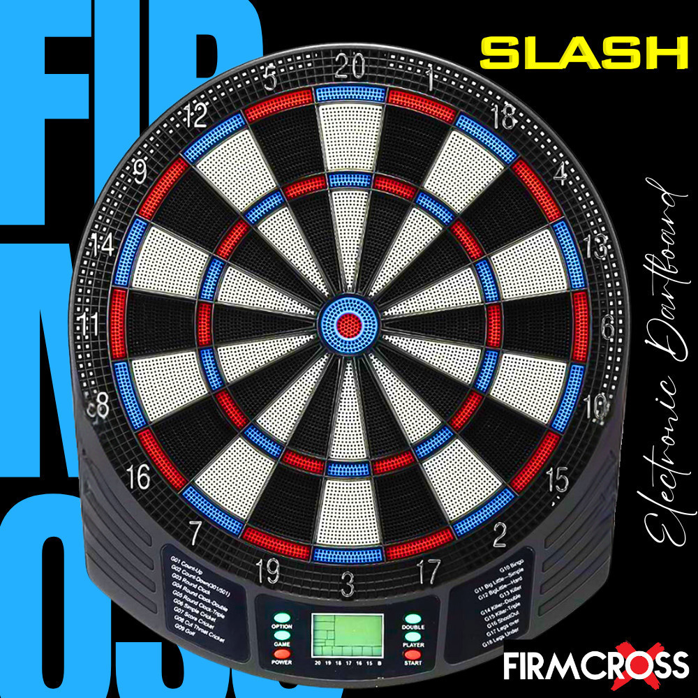 FIRMCROSS ELECTRONIC DART BOARD - SLASH LED DISPLAY STANDARD ELECTRONIC ...
