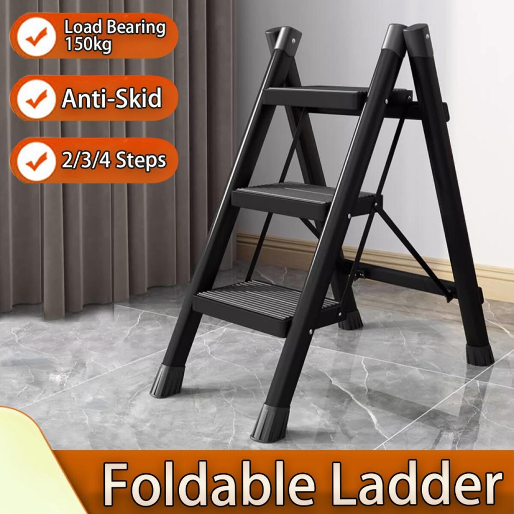 [Sg Seller] Ladder Stool Step Foldable Ladder/Stepsfitted anti-slip pad ...