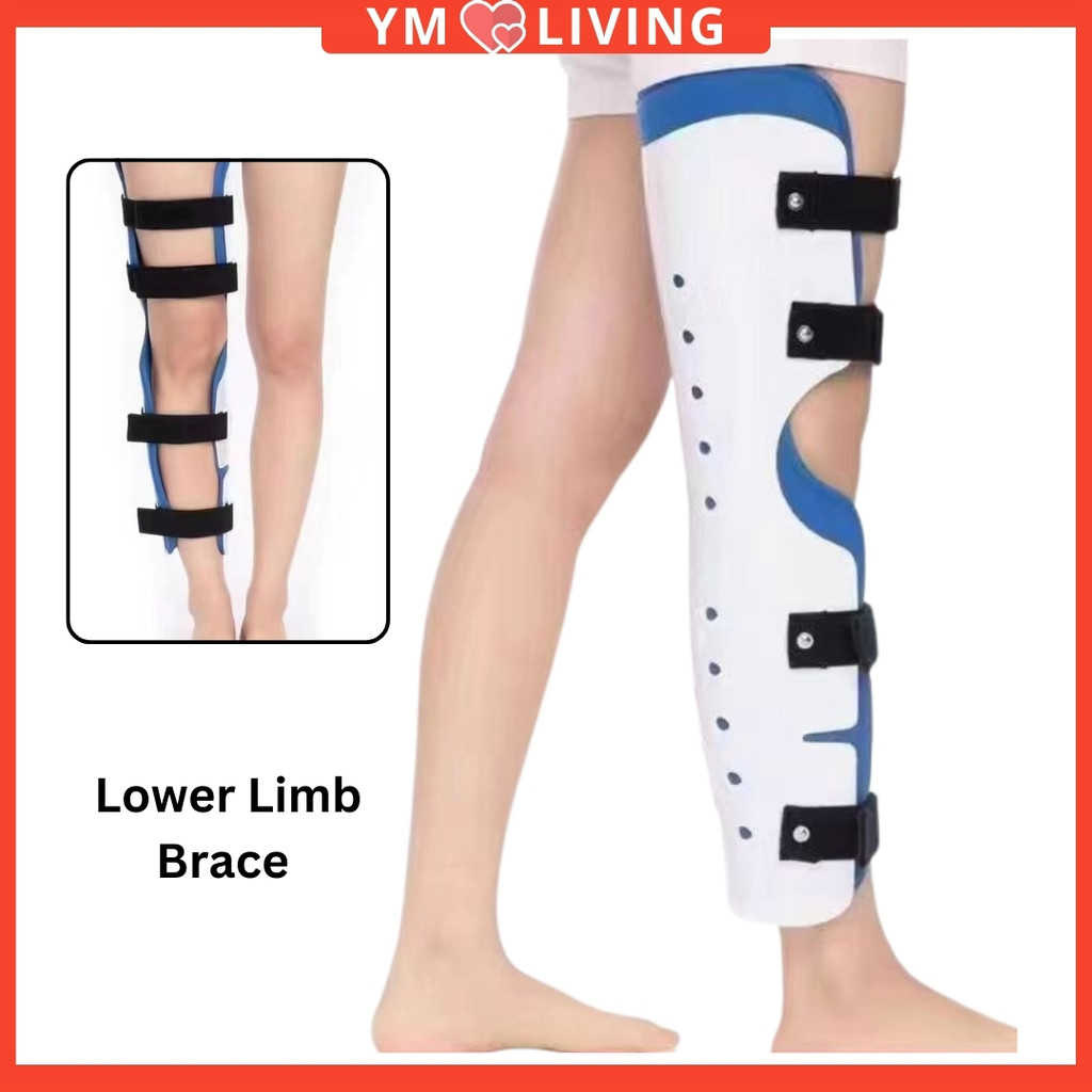 Adjustable Knee Brace for Fracture Support Pain Relief Femur Tibia ...