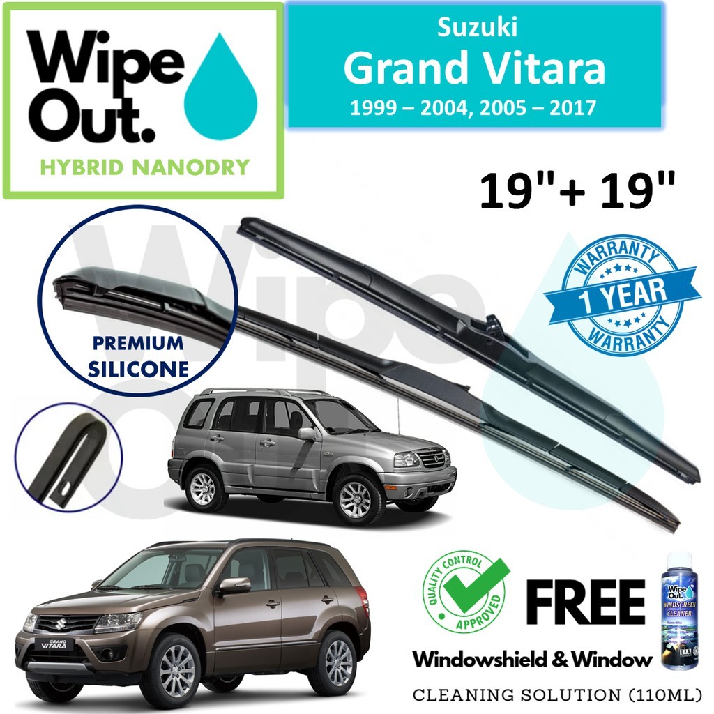 [PREMIUM] Suzuki Grand Vitara 1999 - 2004 , 2005 - 2017 WipeOut HYBRID ...