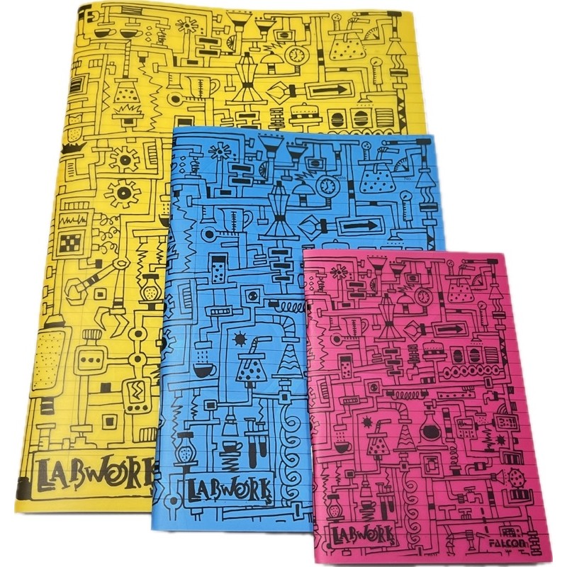 Falcon Labwork Soft Cover Note Book A4 A5 A6 Single Line (Random Colour ...