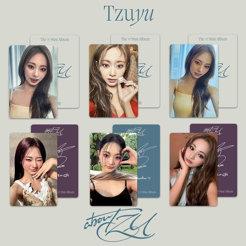 Celebrity Style Zhou TZUYU Merchandise Photocard aboutTZU Album Card ...