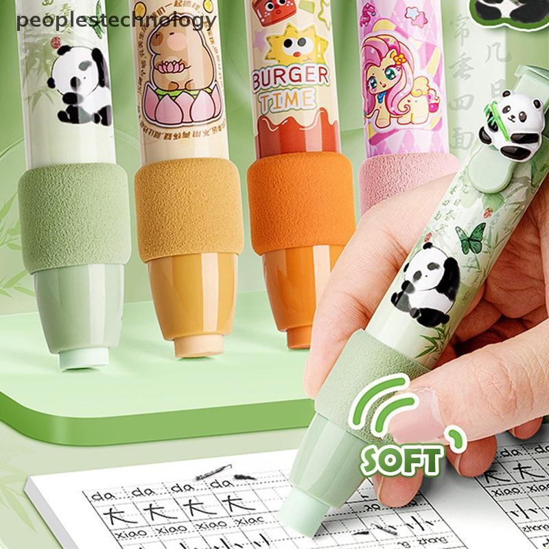 peoplestechnology Creative Sliding Retractable Pencil Eraser Cartoon ...