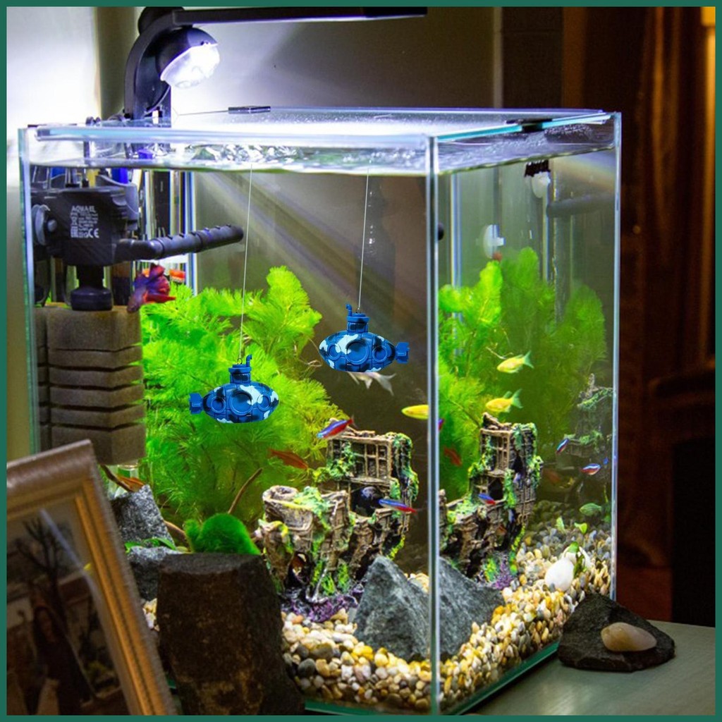 Fish Tank Submarine Fish Tank Aquarium Submarine Decoration Shrimp ...