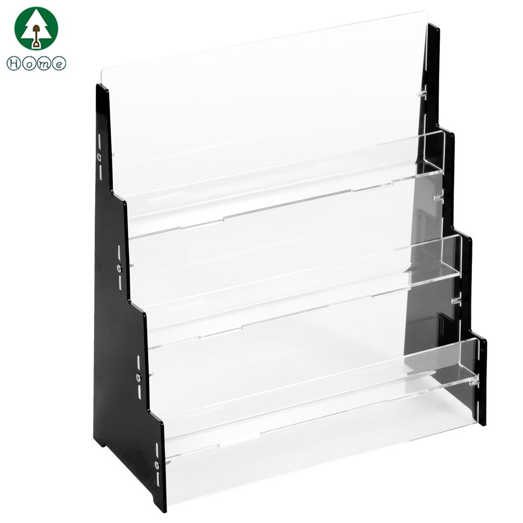 Cards Display Shelf 3 Tiers Acrylic Trading Card Display Clear Acrylic ...