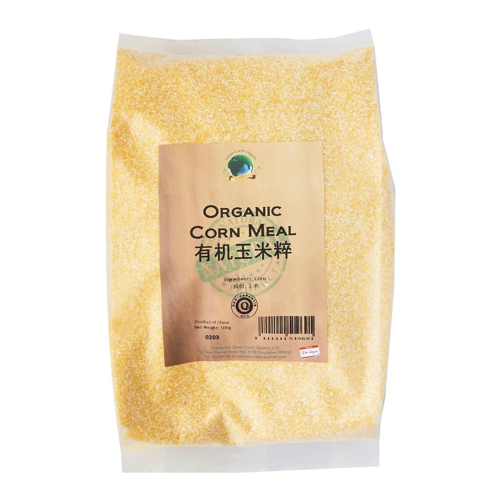 Green Earth Organic Corn Meal 500g | Shopee Singapore