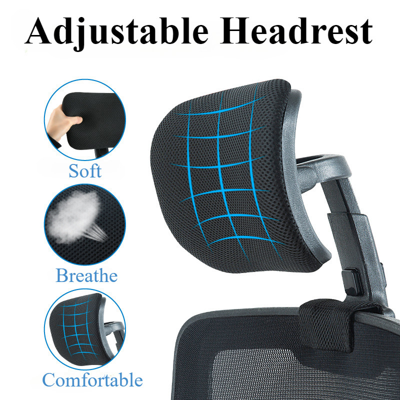 Office Computer Chair Headrest, Lifting Computer Chair Neck Protection ...