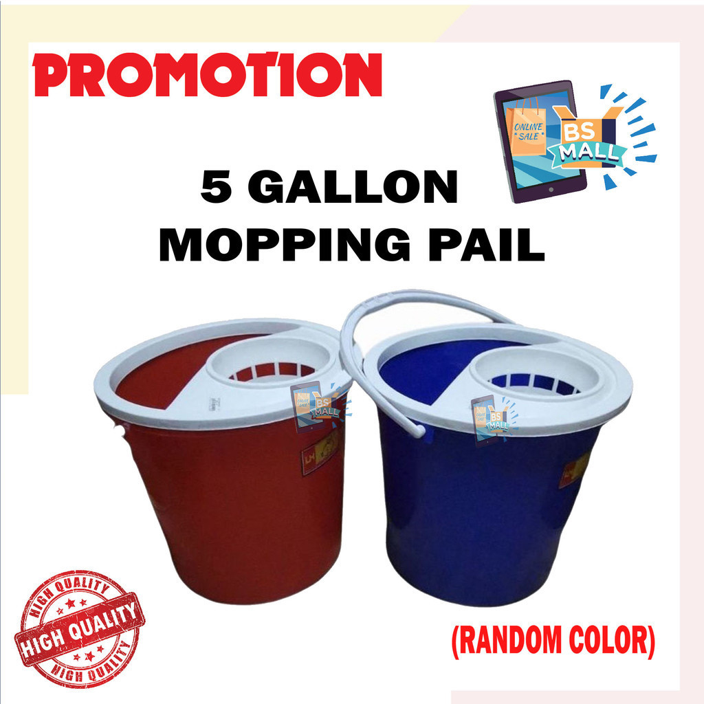 5 Gallon Mop Bucket Plastic Mop Pail FRM181 BS / Bekas Plastik Baldi ...