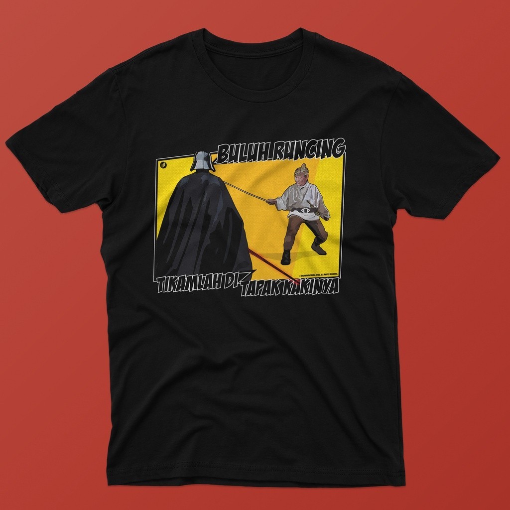 P. Ramlee Parody Series Buluh Runcing Darth Vader Baju Hitam T-Shirt ...