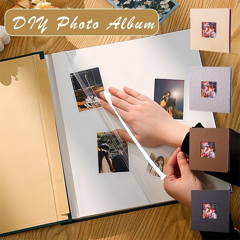 40 Pages Simple Large Photo Album DIY Self-Adhesive 16 Inch Photo Album ...