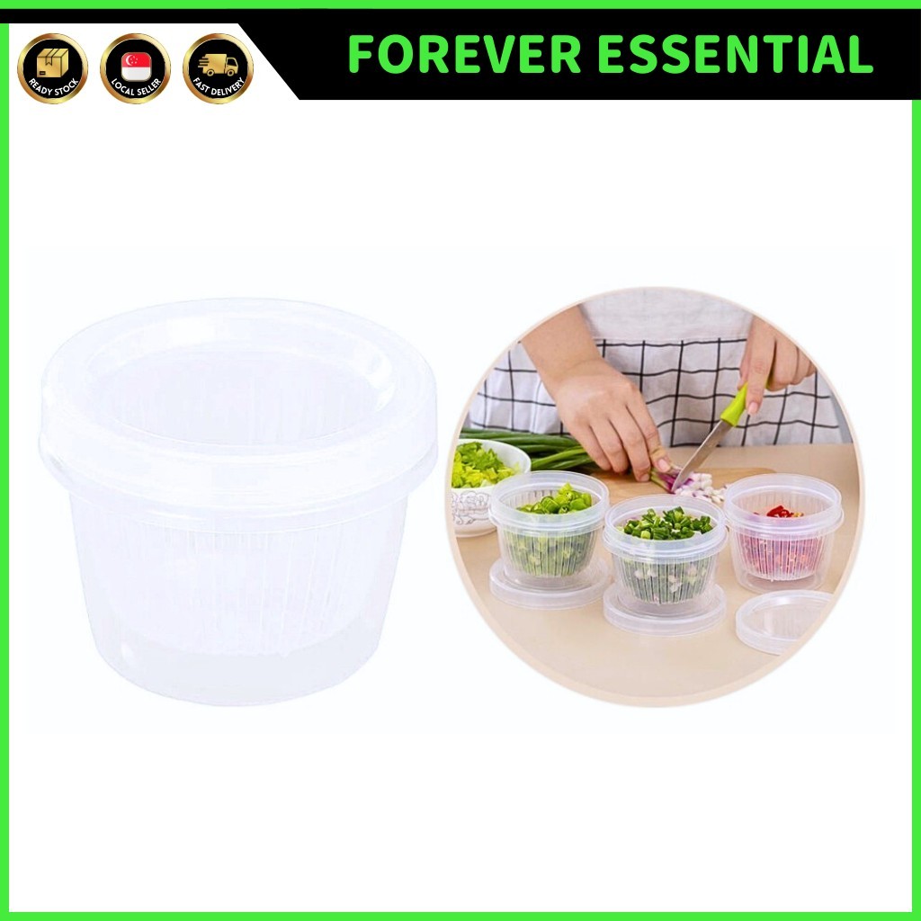 (FOREVER ESSENTIAL) Vegetables Fruit Onion Sealed Leak Proof Container ...