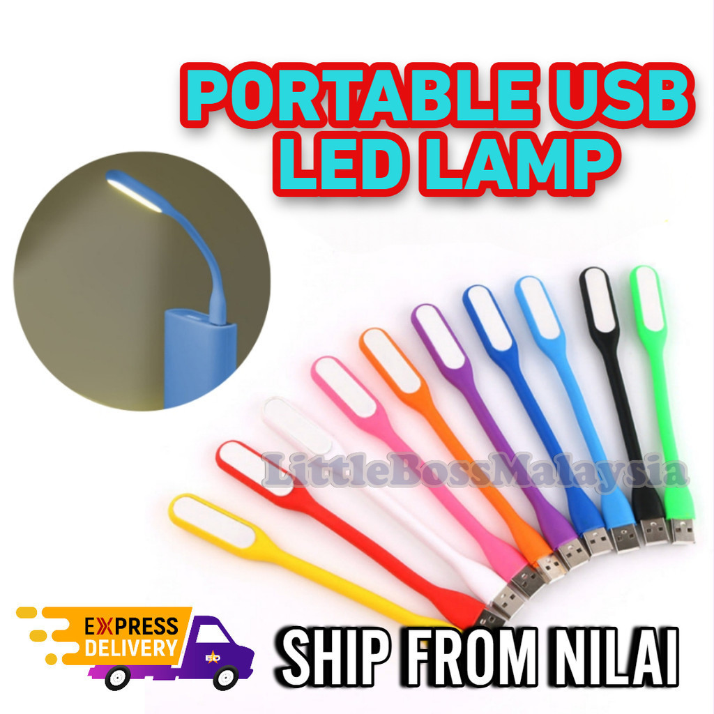 🔥𝑹𝑬𝑨𝑫𝒀 𝑺𝑻𝑶𝑪𝑲🔥 Portable Bendable LED Light USB Reading lamp For Power ...