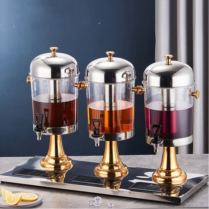 8/16/24L Juice Dispenser With Faucet And Stand Juice Stainless Steel ...