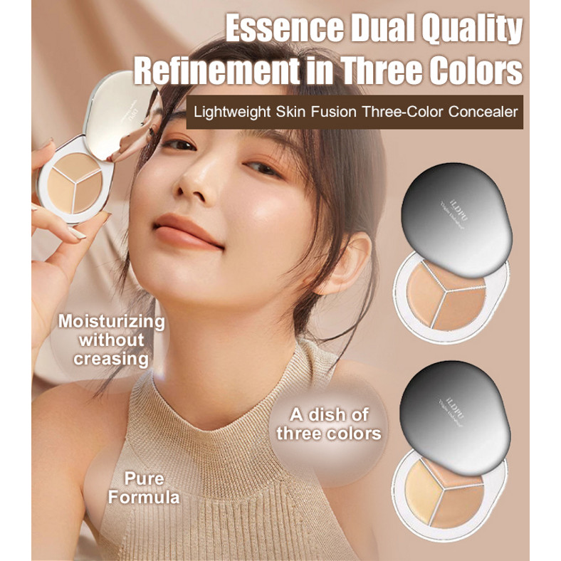 Tri-Color Concealer/Waterproof And Nonremoval Of Makeup Concealer Cover ...