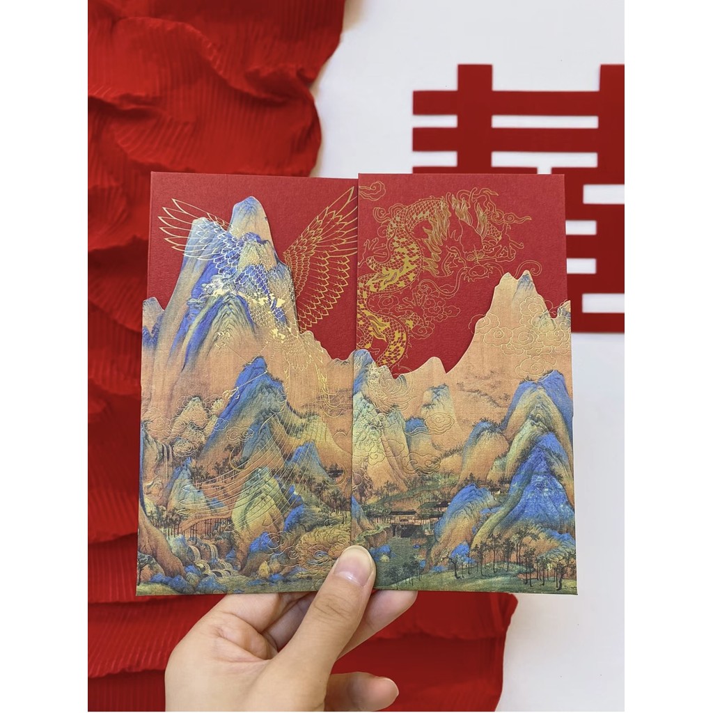 Wedding Red Envelope Gift Red Envelope Bag/Blessing Red Envelope/New ...