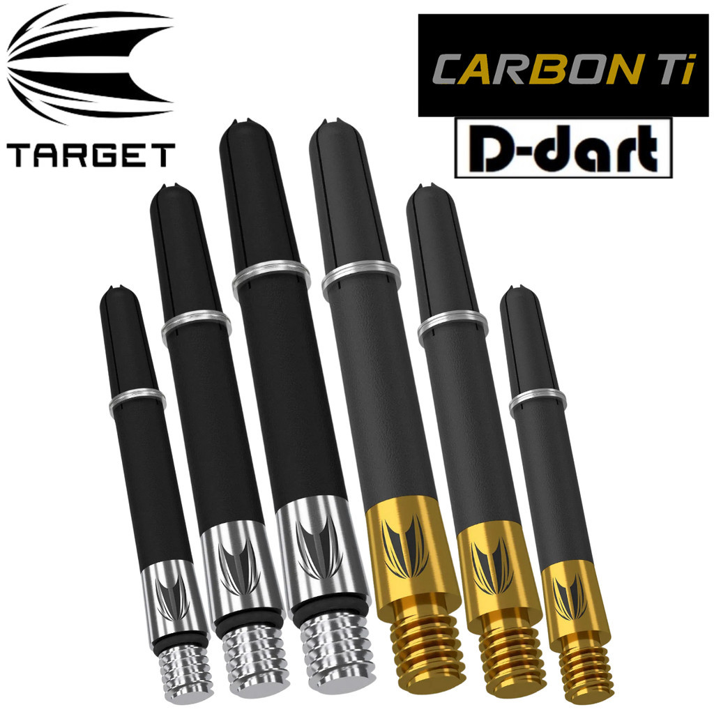 TARGET DART SHAFTS - CARBON TITANIUM (TI) PRO DART SHAFT/STEM 1 SET/3 ...