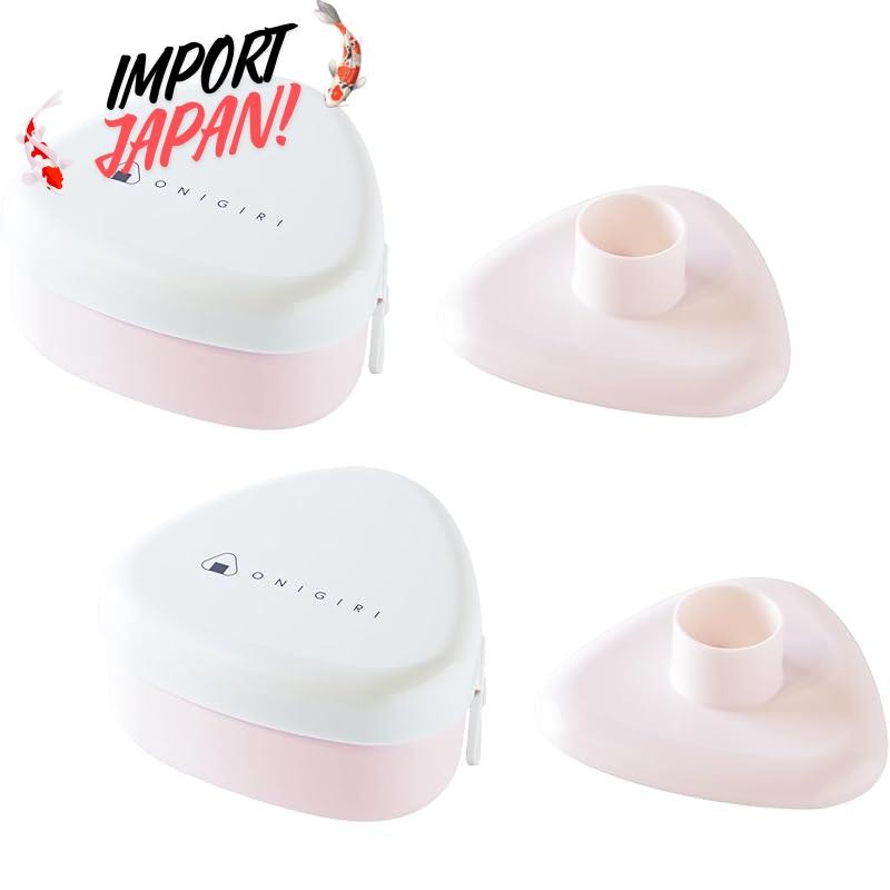 【Import from Japan】OSK (Osk) 2-piece set Bento box bomb onigiri case 290ml pink made in Japan ...