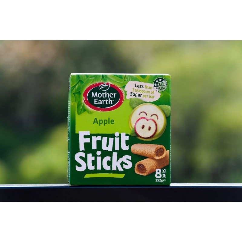Mother Earth baked fruit sticks apple fruit stick oat slices energy ...