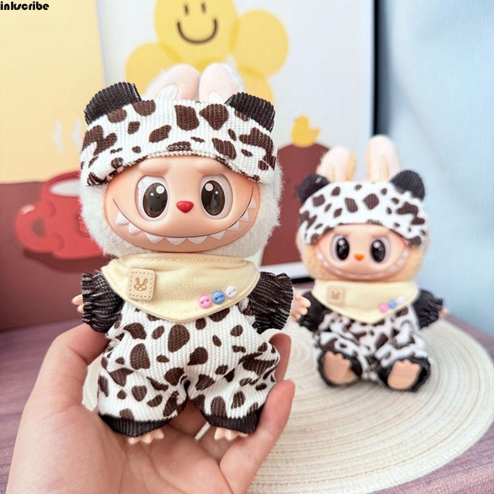 INKSCRIBE Labubu Doll's Cloth, Chocolate Milk Handmade Sitting Labubu ...
