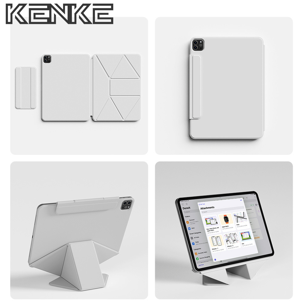 KENKE iPad Case Magnetic Cover Multifunction Tablet Case For iPad Air ...