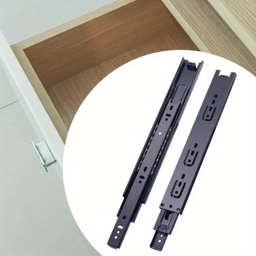 (PER PAIR)Drawer Slide Soft Close Keyboard Drawer Slide For Desk Drawer ...