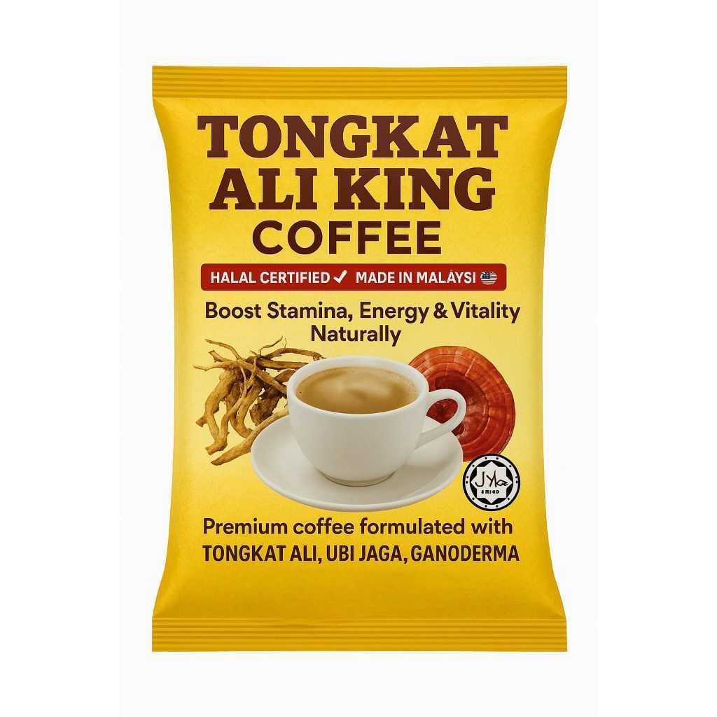 Tongkat Ali King Coffee – 20 Sachets | HALAL | Boost Energy Stamina ...