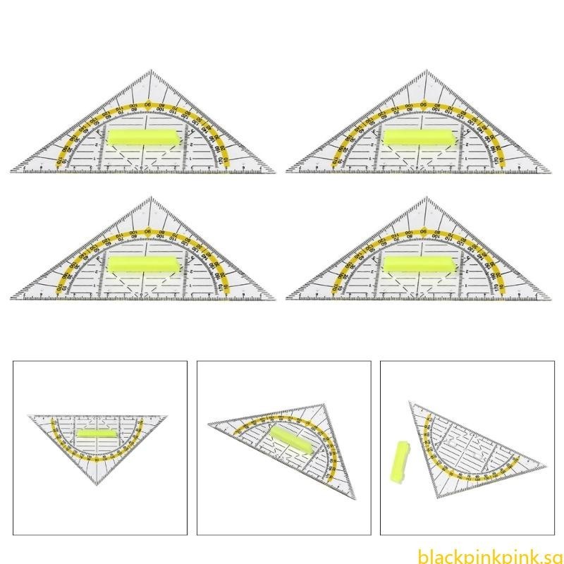 BLACK Practical Triangular Measuring Tool – Perfect for Students ...