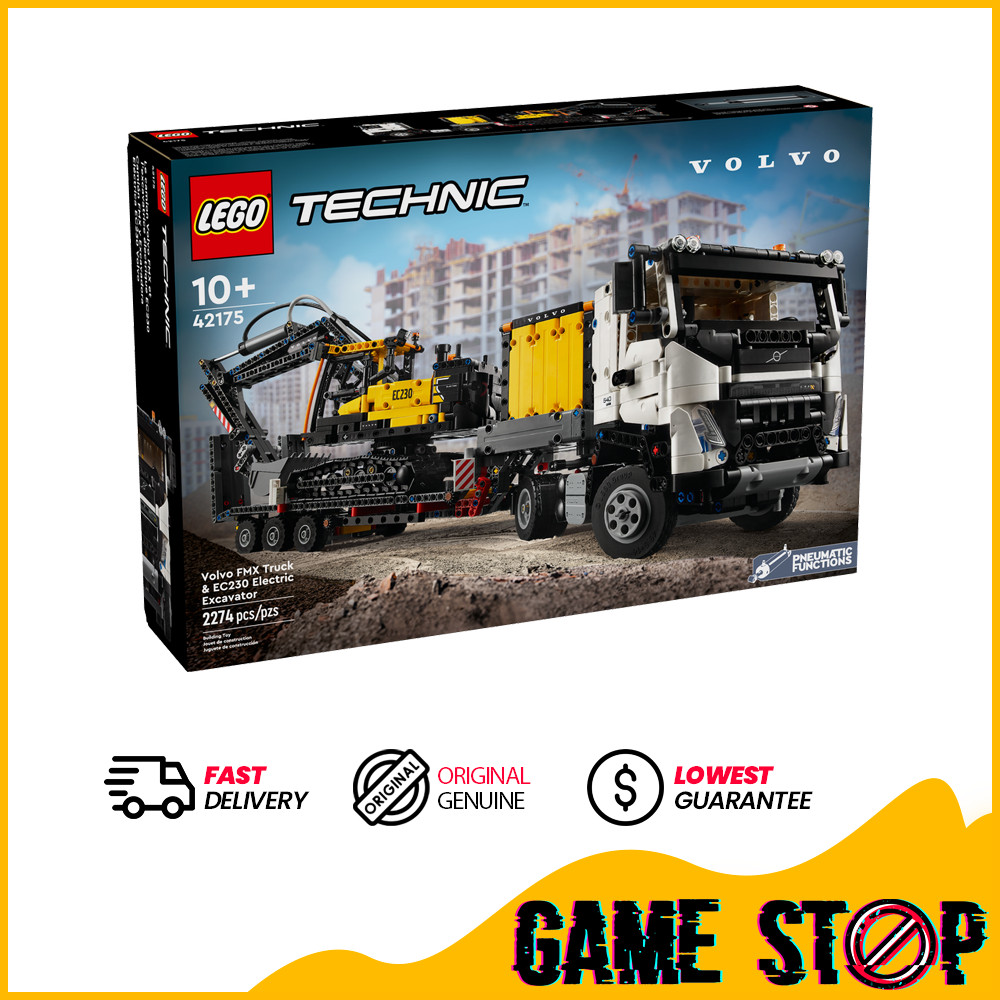 LEGO 42175 Technic Volvo FMX Truck & EC230 Electric Excavator | Shopee ...