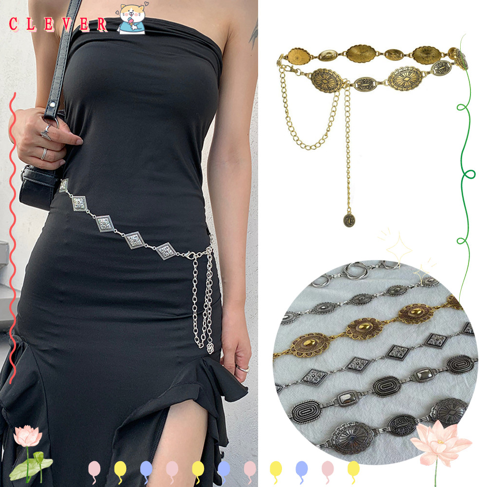 CLEVER Retro Waist Chain, Durable Metal Women's Waist Chain ...